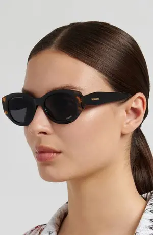 Missoni 52mm Oval Sunglasses