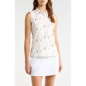 SWANNIES Hadley Sleeveless Golf Polo