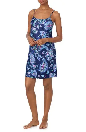 Ralph Lauren Paisley Nightgown - Blue Paisley
