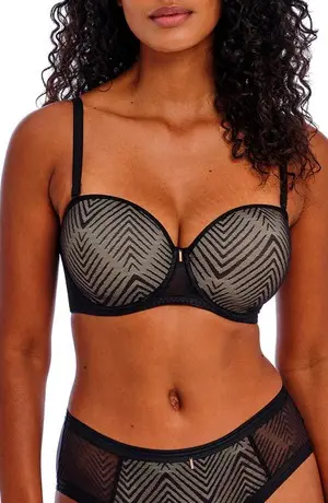 Freya Tailored Molded Underwire Bra - Black