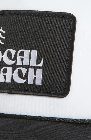 LOCAL BEACH Logo Patch Trucker Hat