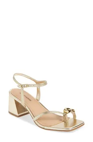 BUTTERO® Botmelinda Ankle Strap Sandal - Dourado