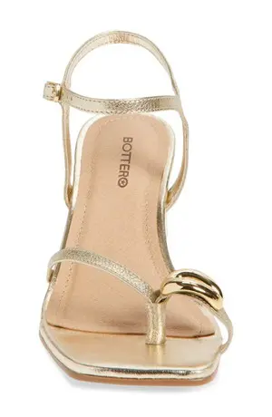 BUTTERO® Botmelinda Ankle Strap Sandal - Dourado