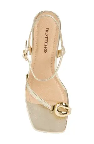 BUTTERO® Botmelinda Ankle Strap Sandal - Dourado