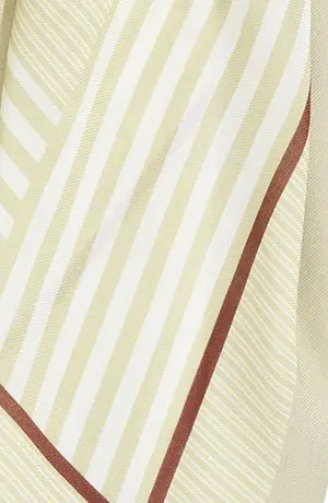 Rag & Bone Pinstripe Square Scarf - Sage