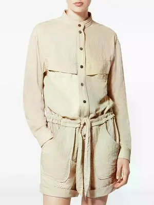 MARANT ETOILE Betyna Buttoned Belted Playsuit