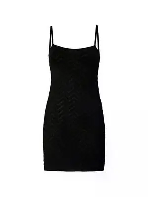 Missoni Chevron-pattern Minidress - Black
