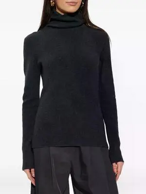 LISA YANG Button Roll-neck Sweater