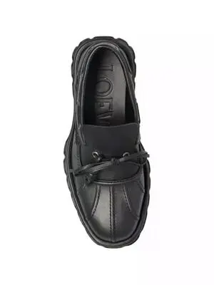 Loewe Lace-up Lug-sole Loafers