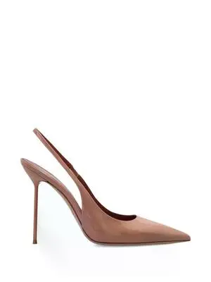 Paris Texas Pointed Slingback Pumps - Neutrals