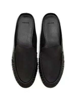 Vince Gathered Mules - Black