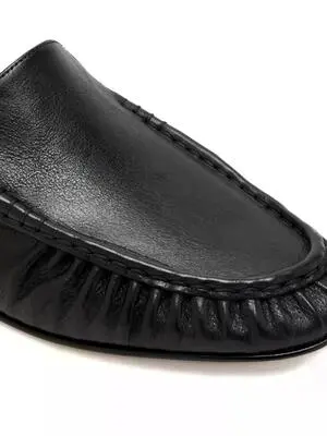 Vince Gathered Mules - Black