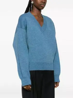 RÓHE Long-sleeve V-neck Sweater