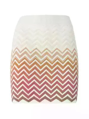 Missoni Chevron-pattern Mini Skirt