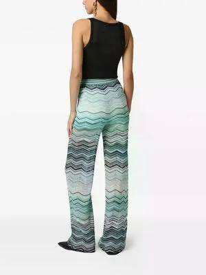 Missoni Chevron-pattern Wide Leg Trousers