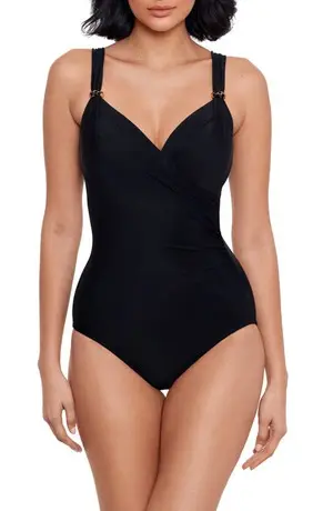 Miraclesuit Razzle Dazzle Siren One-piece Swimsuit - Black