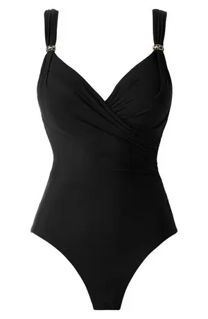 Miraclesuit Razzle Dazzle Siren One-piece Swimsuit - Black