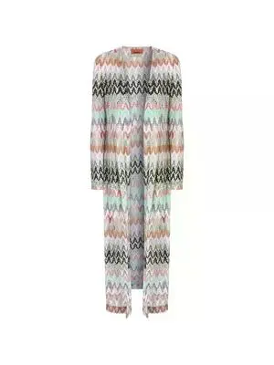 Missoni Zigzag Patterned Coat - Neutrals