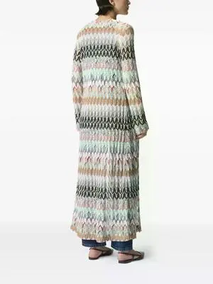 Missoni Zigzag Patterned Coat - Neutrals