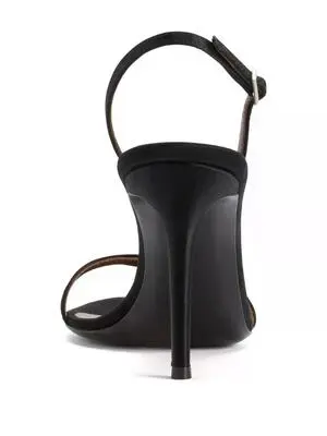GIUSEPPE ZANOTTI Lena Rhinestone Embellished Sandals - Black