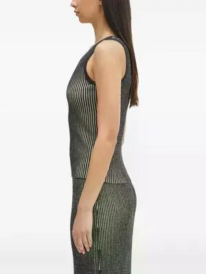 SAMSOE SAMSOE Striped One-shoulder Top
