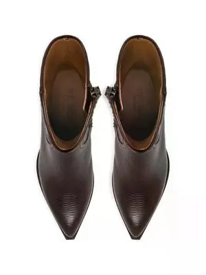 BUTTERO® Flee Pointed Textured Cowboy Boots