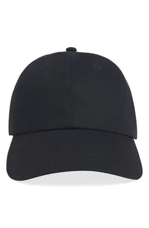 FAVORITE DAUGHTER Cotton Twill Baseball Cap - Black