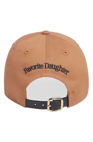 FAVORITE DAUGHTER Cotton Twill Baseball Cap