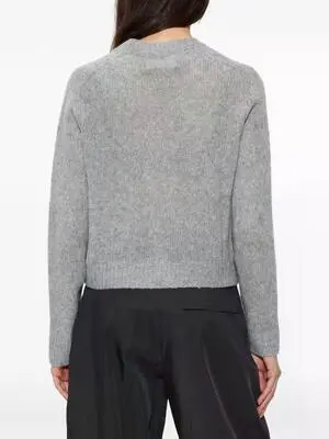 LISA YANG Crew Neck Fine Knit Sweater