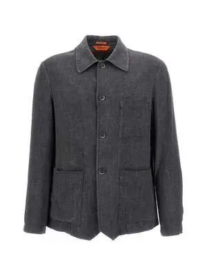 Barena Venezia Button Patch-pocket Overshirt - Grey