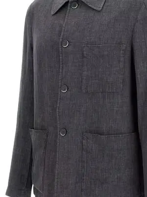 Barena Venezia Button Patch-pocket Overshirt - Grey