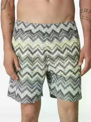 Missoni Zigzag-pattern Swim Shorts