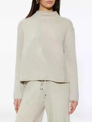 LISA YANG Funnel-neck Long-sleeve Sweater