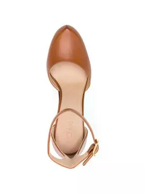 Chloé Lola Studded Heeled Pumps - Brown