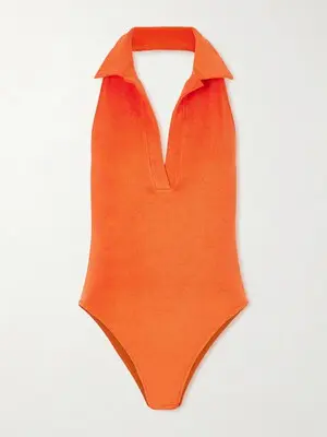 Lisa Marie Fernandez Terry Swimsuit - Orange