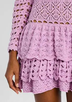 Retrofete Lujayn Crochet Dress