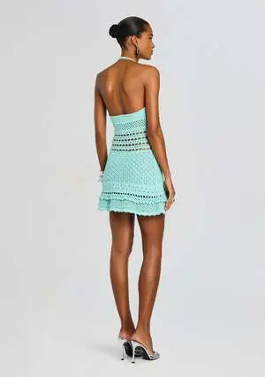 Retrofete Saffy Crochet Mini Dress