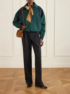 Saint Laurent Jamie Mini Suede Shoulder Bag - Brown