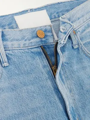 MOTHER The Lemon Twist Mid-rise Wide-leg Jeans - Blue