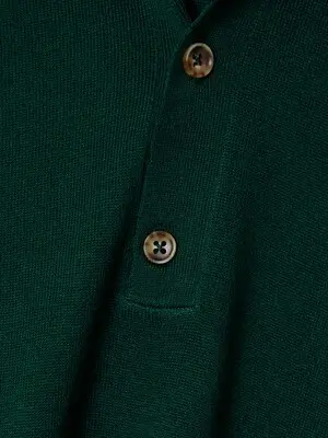 LA LIGNE Ben Oversized Silk, Wool, And Cashmere-blend Polo Sweater