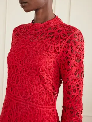 Sea Adelina Guipure Lace Maxi Dress