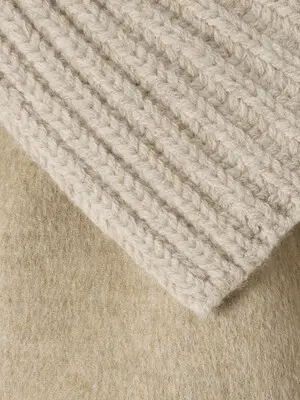 JOSEPH Ribbed-knit Trimmed Wool And Cashmere-blend Jacket