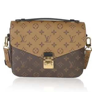 LOUIS VUITTON Monogram Reverse Canvas Pochette Metis