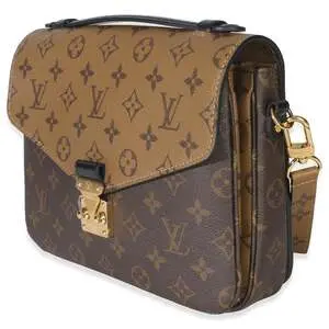 LOUIS VUITTON Monogram Reverse Canvas Pochette Metis