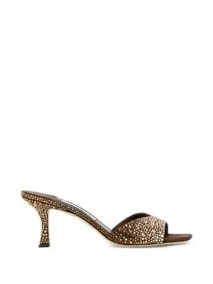 JIMMY CHOO Embellished Heeled Mules