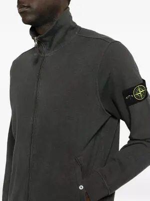 Stone Island Zip Fastening Sweater