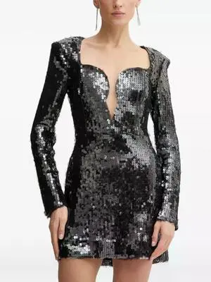 Bardot Sequin-embellished Mini Dress