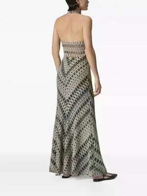 Missoni Diamond-pattern Maxi Skirt - Neutrals