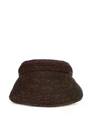 Helen Kaminski Erin Raffia Visor - Brown