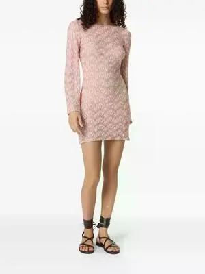 Missoni Long-sleeve Pattern Mini Dress